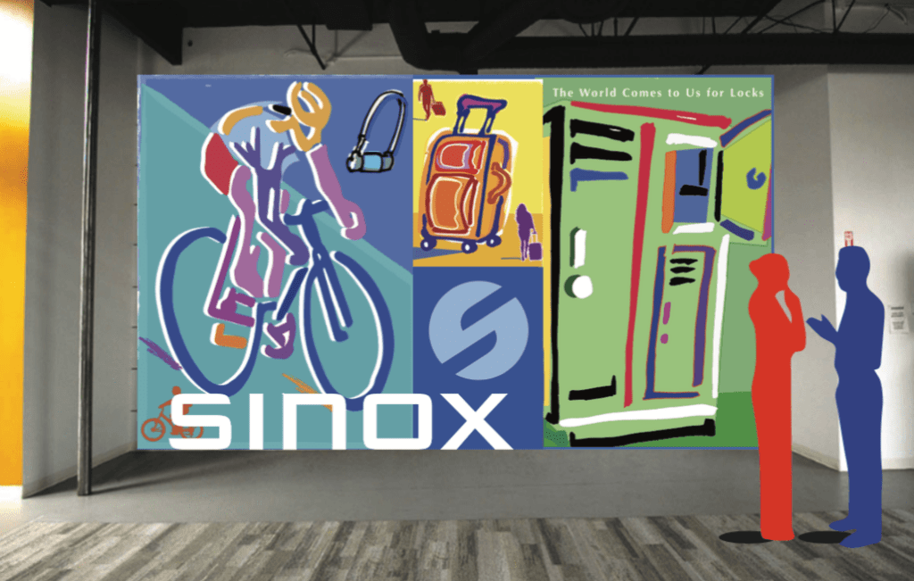 Sinox Headquarters Mural - Quon Design